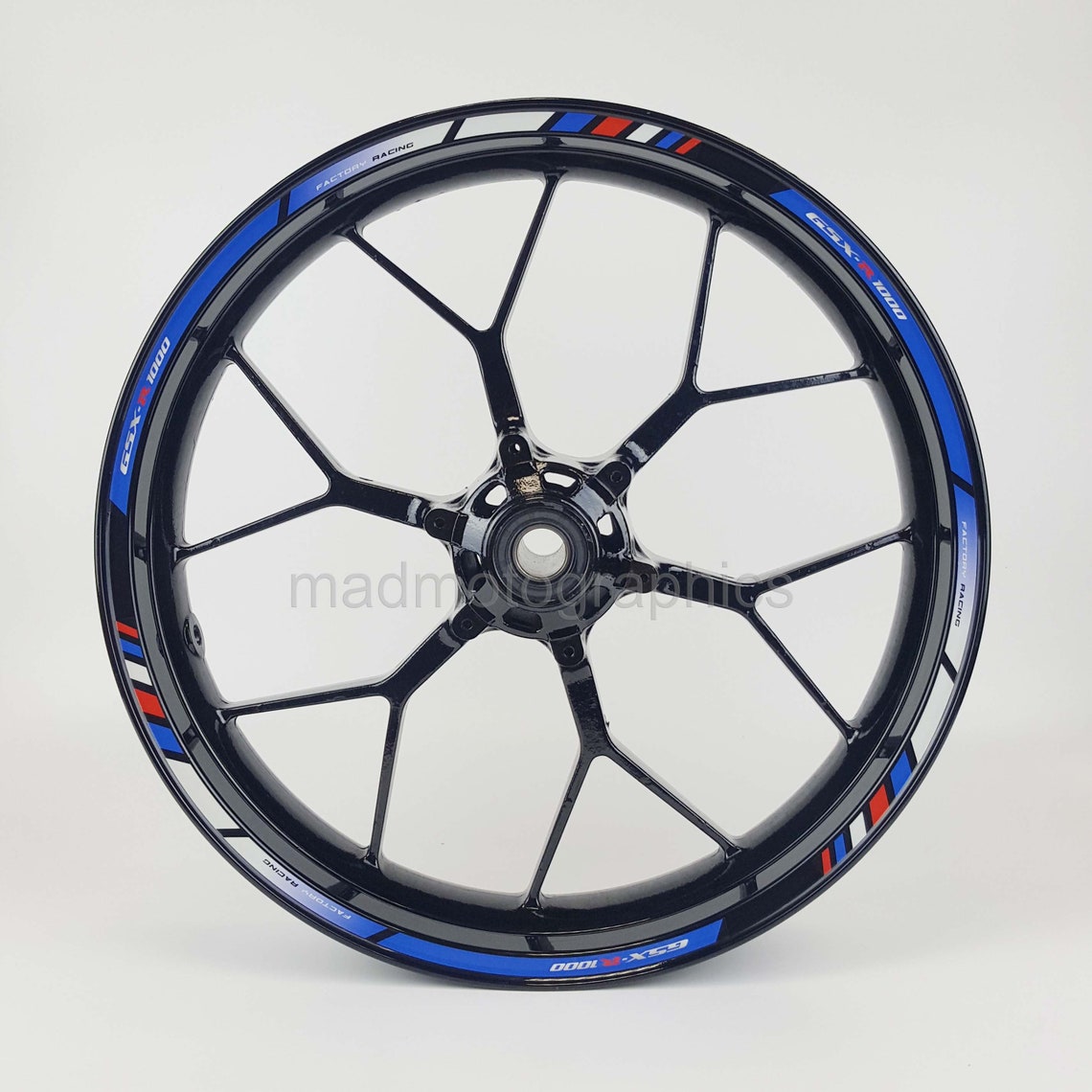 Reflective Motorcycle Wheel Stickers Decals Rim Tape Stripes Motorbike ...