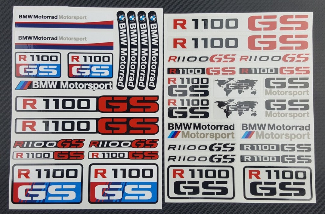 2 Parts Motorcycle Motorbike Fairing Helmet Stickers Race Track Bike ...