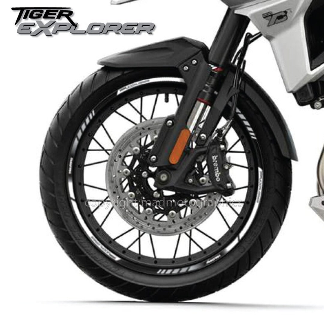 Motorcycle Wheel Stickers Decals Set Rim Tape Stripes Race Motorbike ...