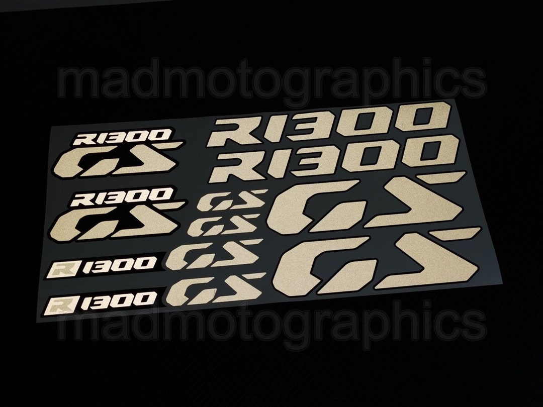 Reflective Motorcycle Stickers Set Graphics Fairing Panniers Helmet ...