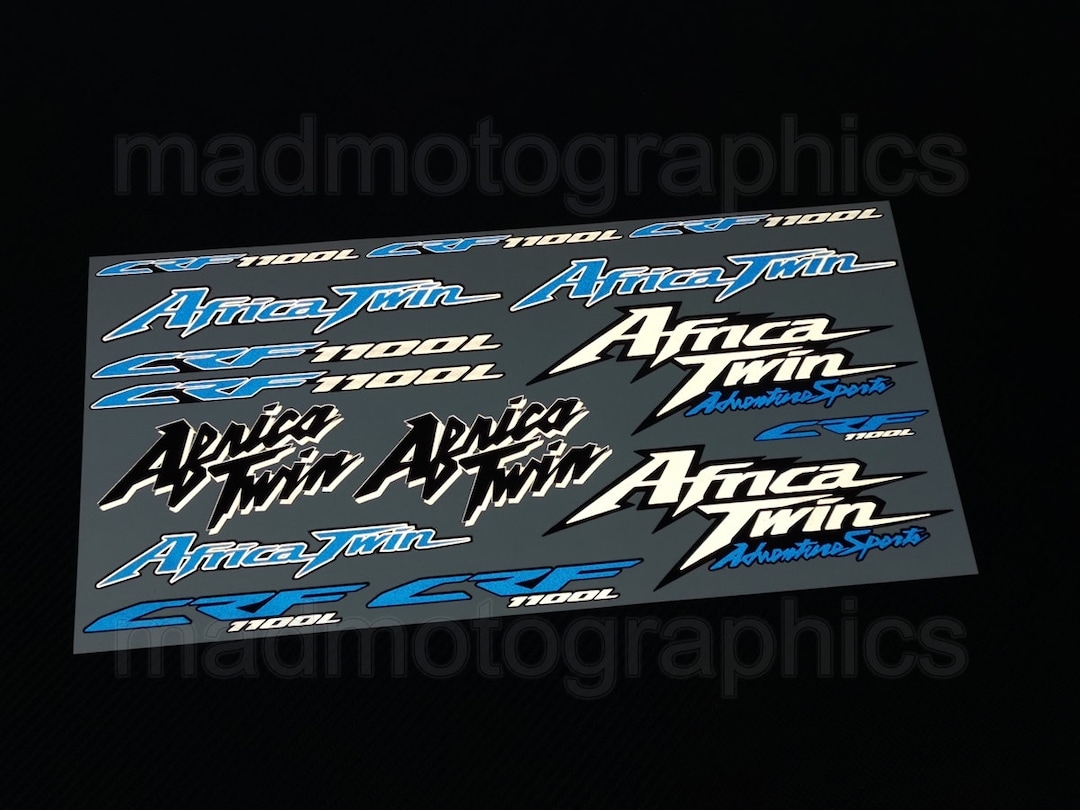 Reflective Motorcycle Stickers Set Graphics Fairing Panniers Helmet ...