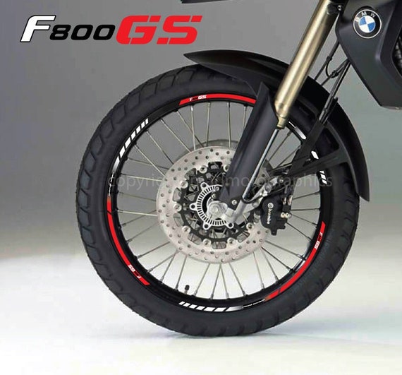 Motorcycle Wheel Stickers Decals Set Rim Tape Stripes | Etsy