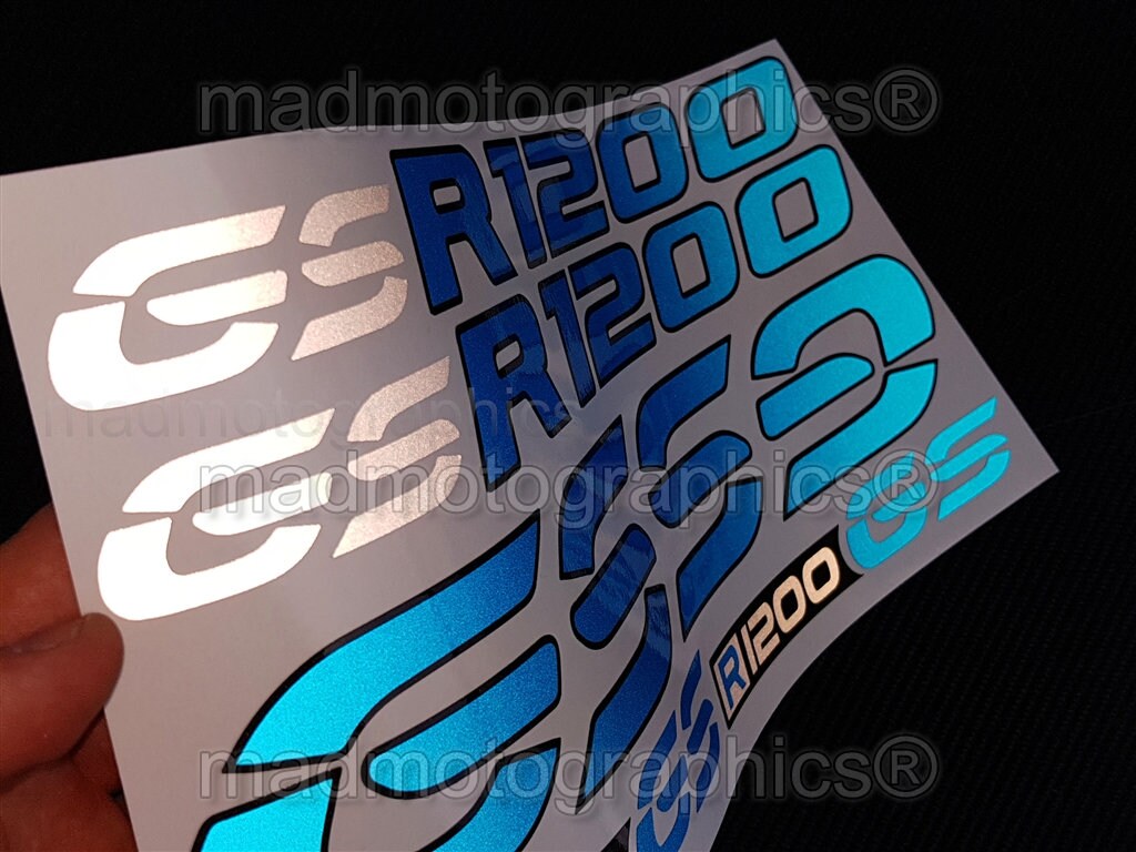 Reflective Motorcycle Stickers Set Graphics Fairing Panniers - Etsy