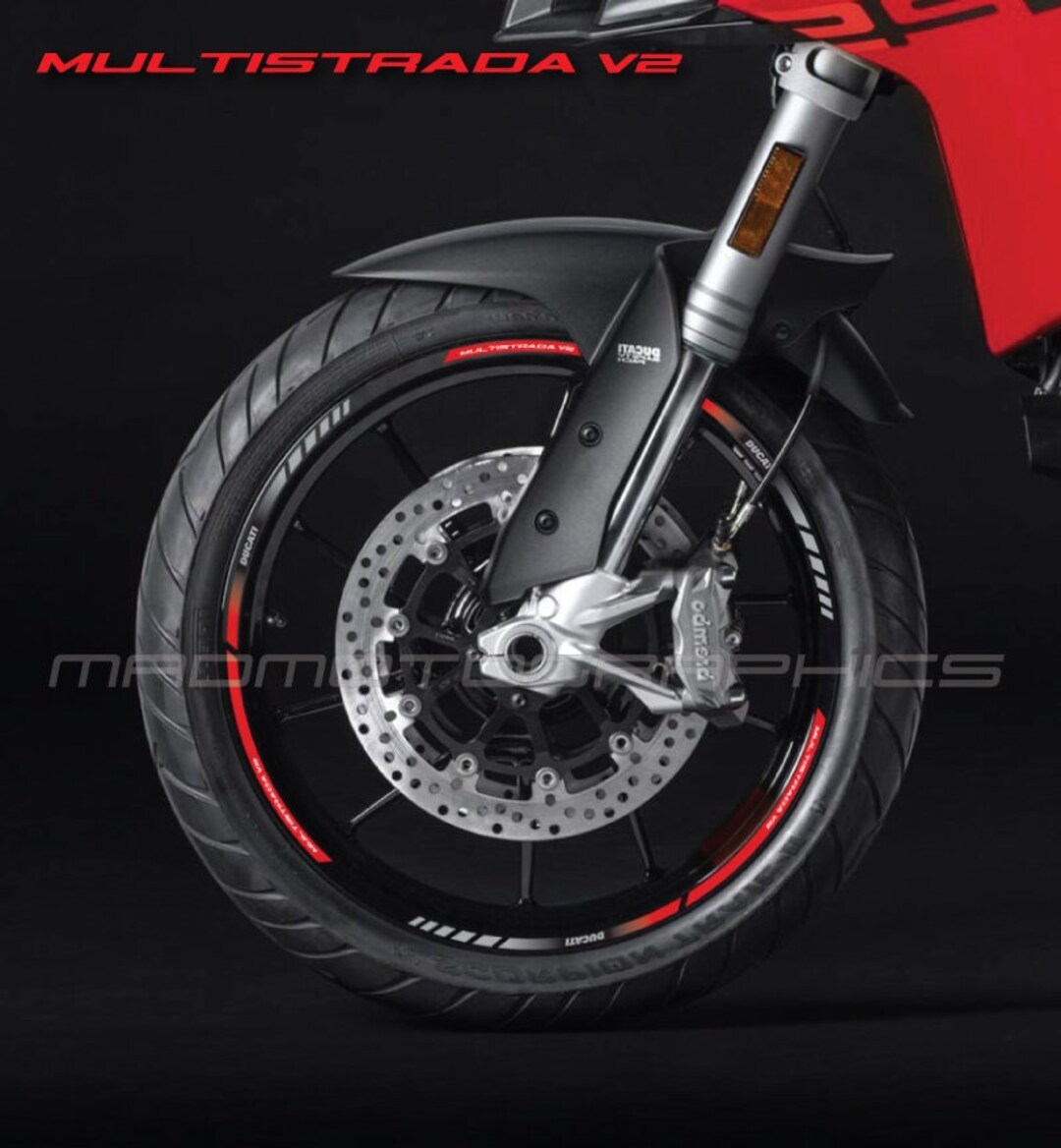 Motorcycle Wheel Stickers Decals Graphics Rim Tape Stripes Motorbike ...