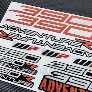 Reflective Motorcycle Stickers Set Graphics Fairing Panniers Helmet ...