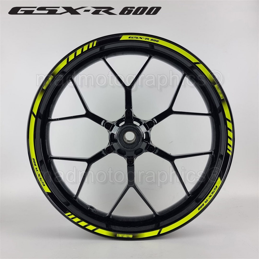 Motorcycle Wheel Stickers Graphics Decals Rim Tape Stripes Motorbike ...