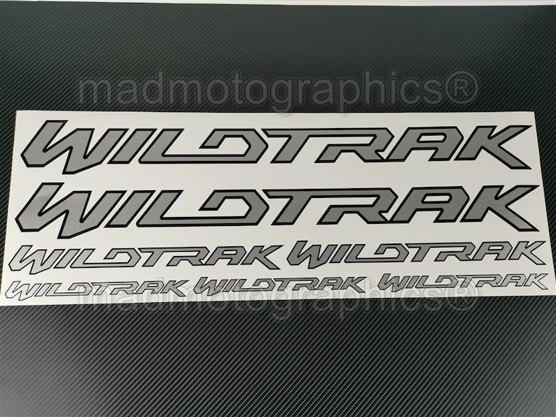 Wildtrak Sticker Set for Ford Ranger Pick-up Truck 2012-2020 Decals ...