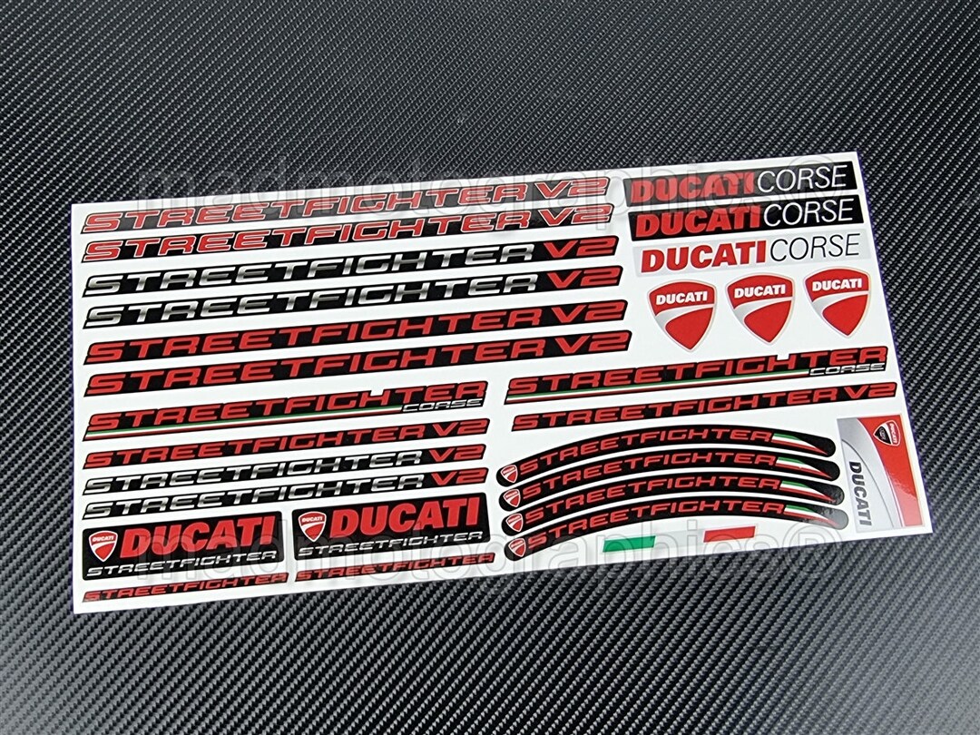 Reflective Motorcycle Stickers Set Graphics Fairing Panniers Helmet ...