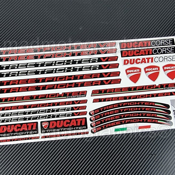 Ducati Streetfighter Decals - Etsy