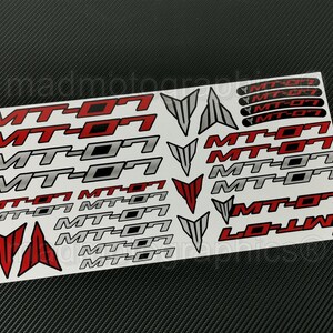Reflective Motorcycle Stickers Set Graphics Fairing Helmet Decals for ...