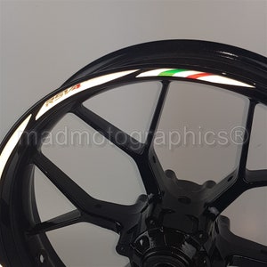 Reflective Motorcycle Wheel Stickers Decals Rim Tape Stripes Motorbike ...