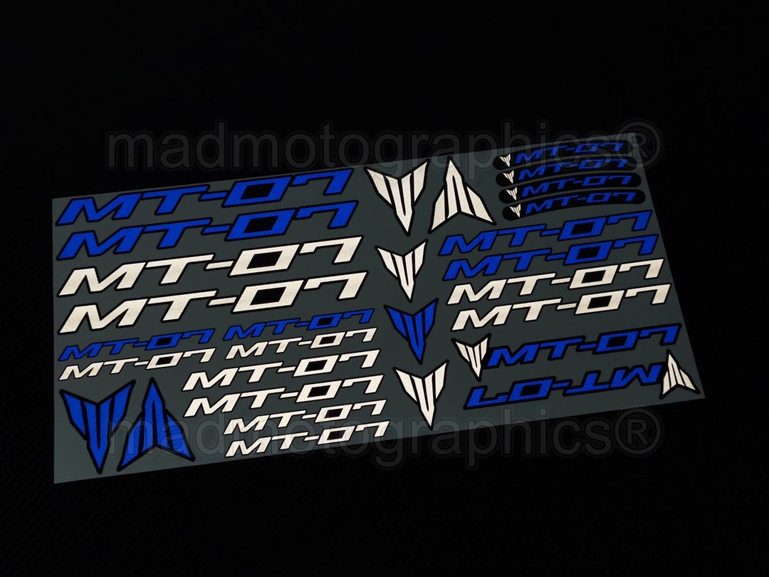 Reflective Motorcycle Stickers Set Graphics Fairing Helmet Decals for ...