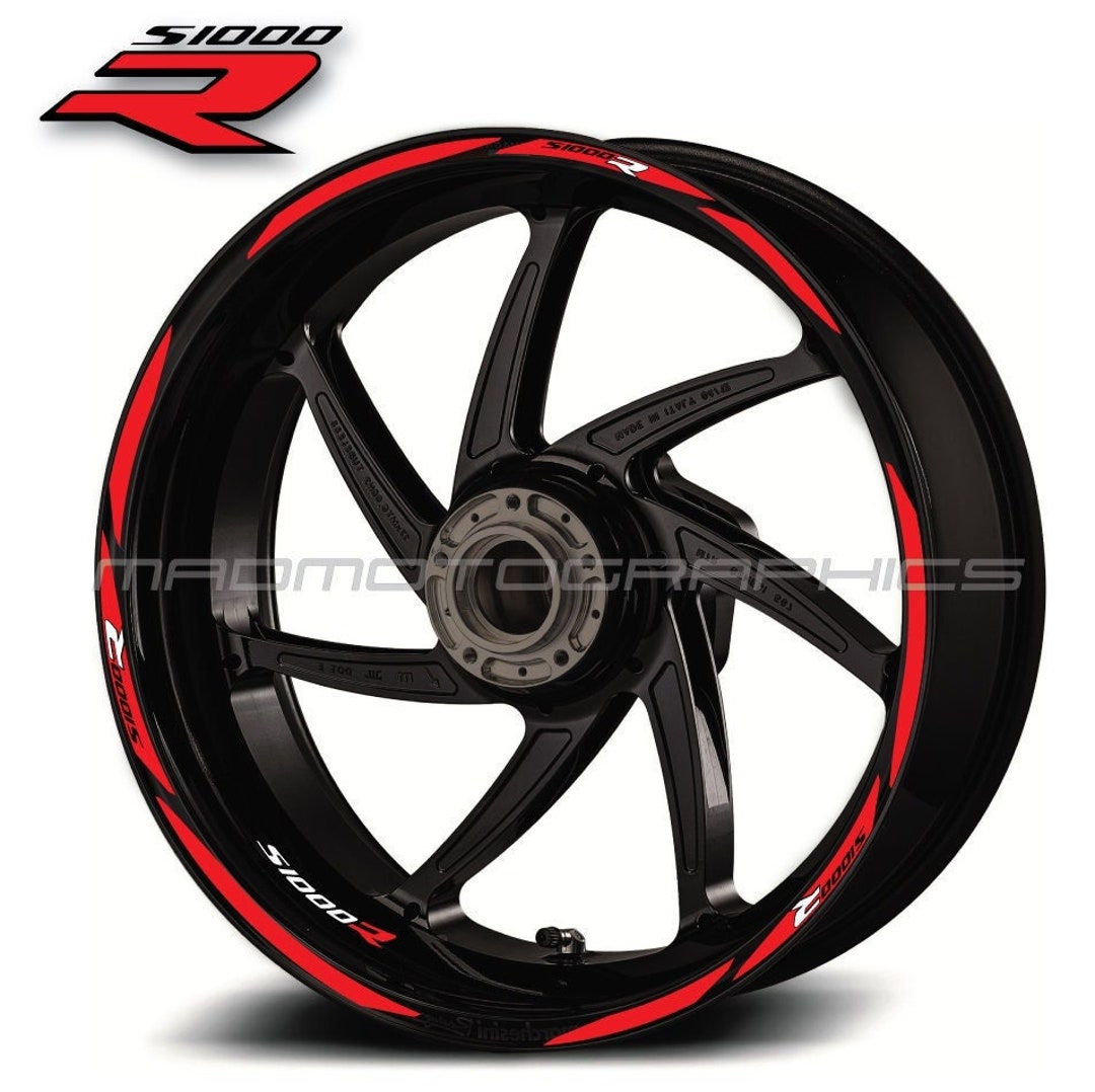 Motorcycle Wheel Stickers Decals Set Rim Tape Stripes Race Motorbike ...