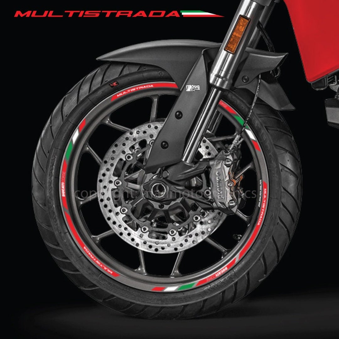 Motorcycle Wheel Stickers Decals Graphics Rim Tape Stripes Motorbike ...