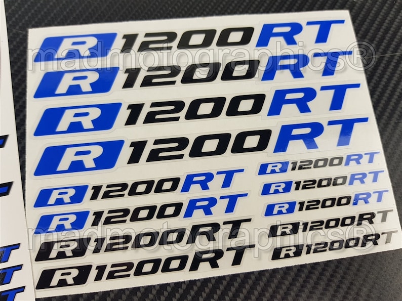 2 Parts Motorcycle Motorbike Fairing Helmet Stickers Race Track Bike ...