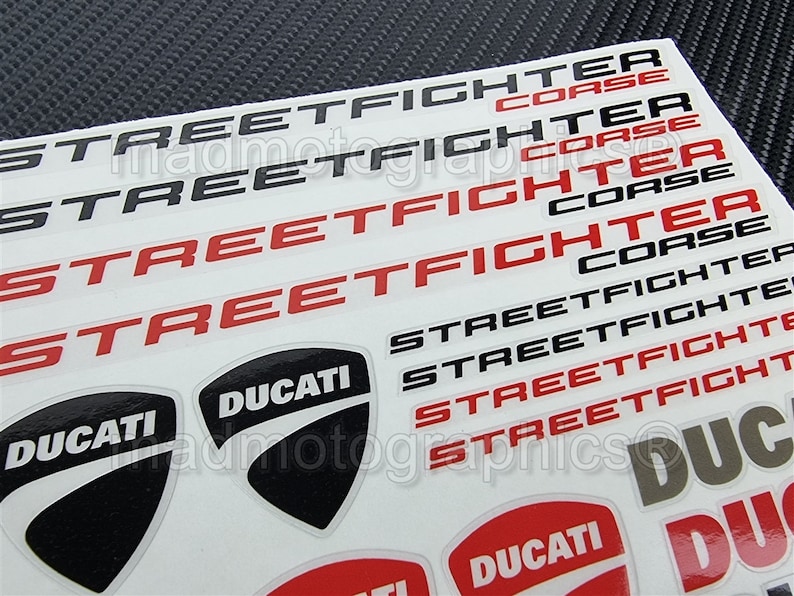 2 Parts Motorcycle Fairing Helmet Stickers Race Track Bike - Etsy