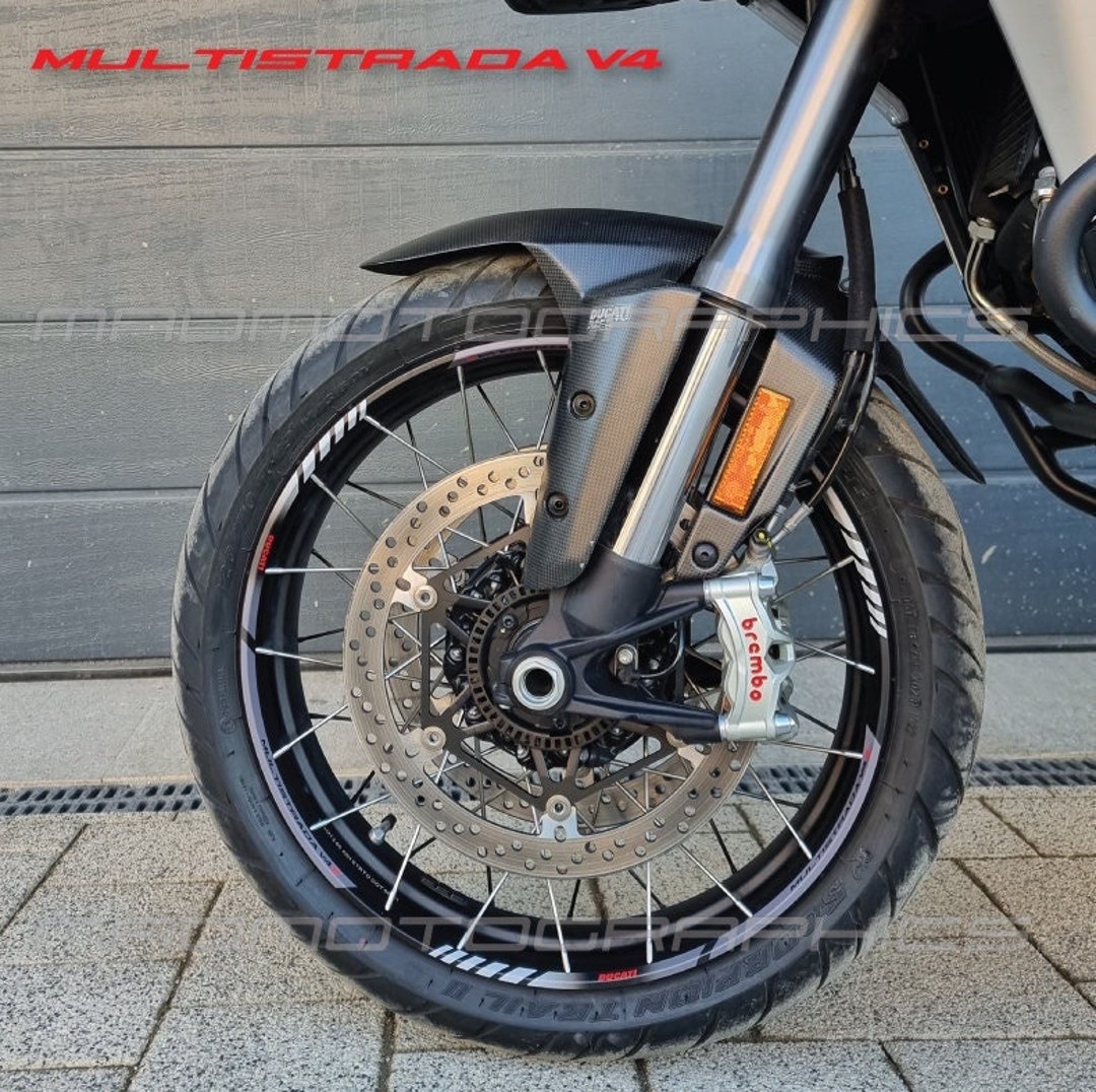 Motorcycle Wheel Stickers Decals Graphics Rim Tape Stripes Motorbike ...