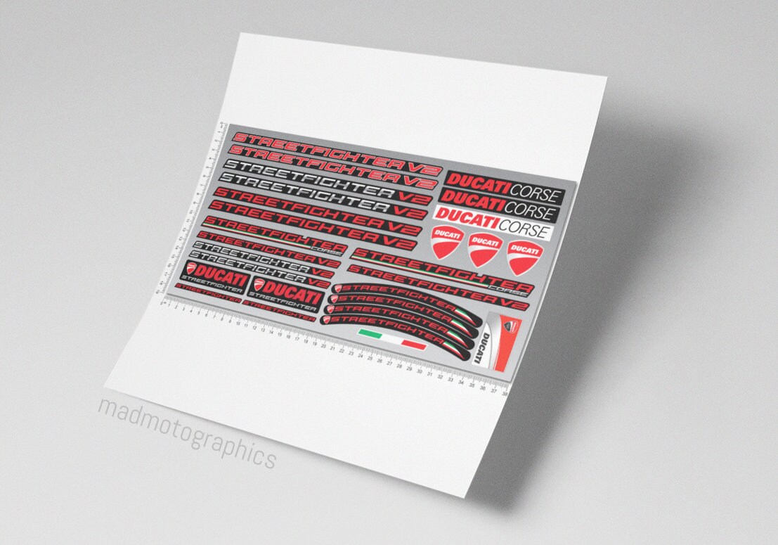 Reflective Motorcycle Stickers Set Graphics Fairing Panniers - Etsy