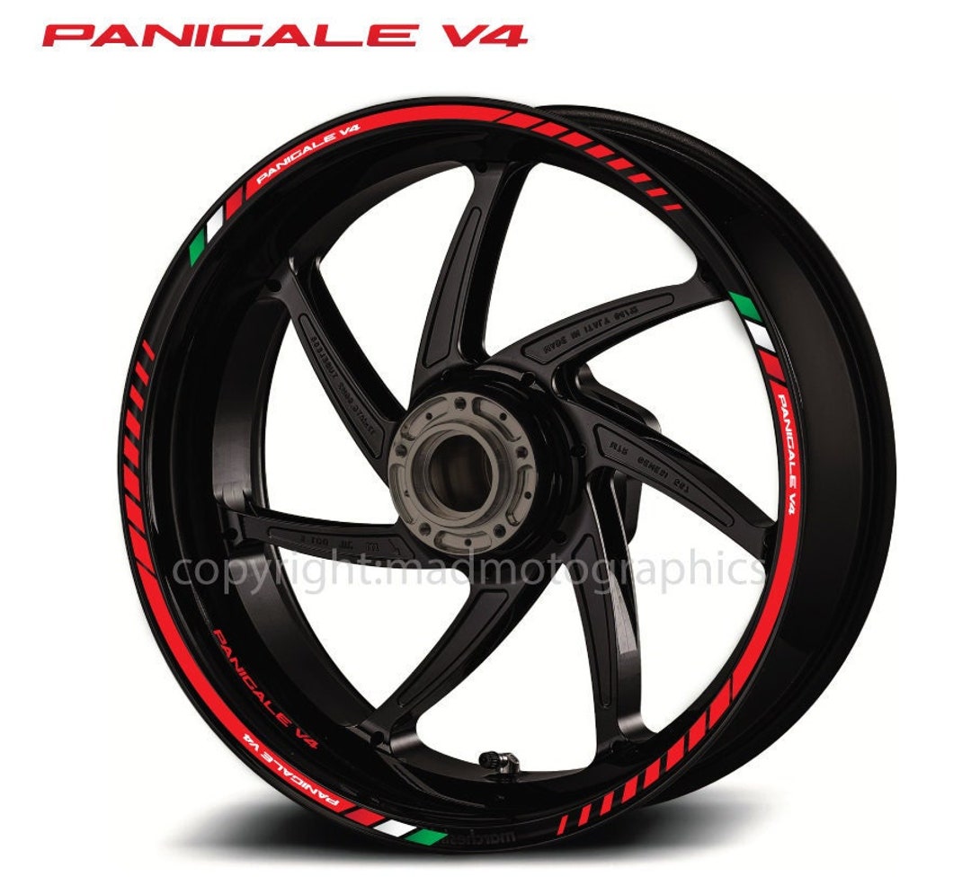 Motorcycle Wheel Stickers Decals Rim Tape Stripes Motorbike for Ducati ...