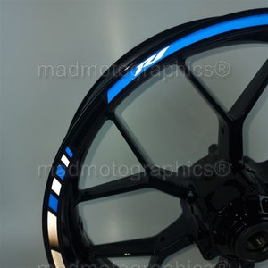 Reflective Motorcycle Wheel Stickers Decals Rim Tape Stripes Motorbike ...