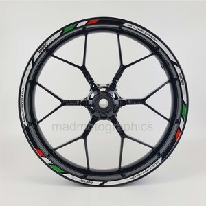 Motorcycle Wheel Stickers Decals Rim Tape Stripes Motorbike for Ducati ...