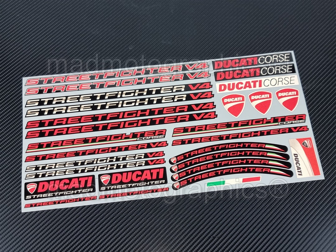Reflective Motorcycle Stickers Set Graphics Fairing Panniers Helmet ...