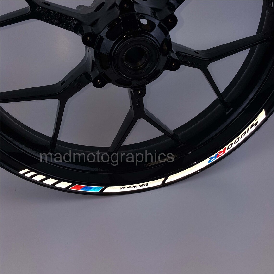 Reflective Motorcycle Wheel Stickers Decals Set Rim Tape | Etsy