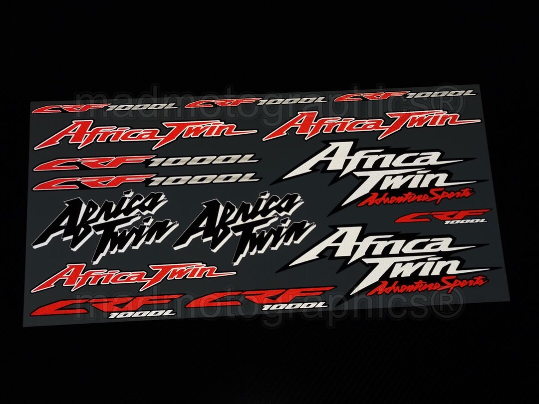 Reflective Motorcycle Stickers Set Graphics Fairing Panniers Helmet ...