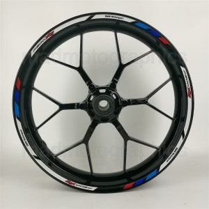 Motorcycle Wheel Stickers Decals Set Rim Tape Stripes F900 XR Race ...