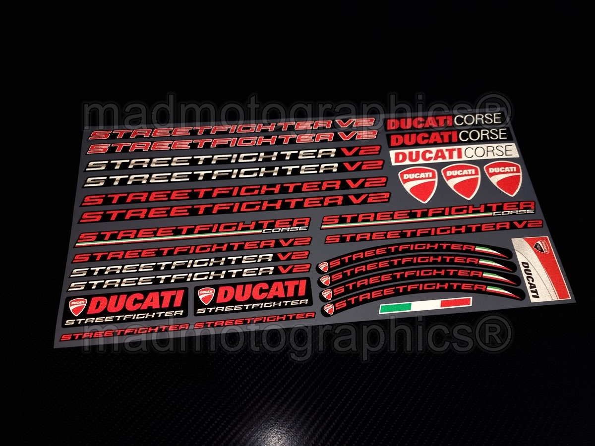 Reflective Motorcycle Stickers Set Graphics Fairing Panniers - Etsy