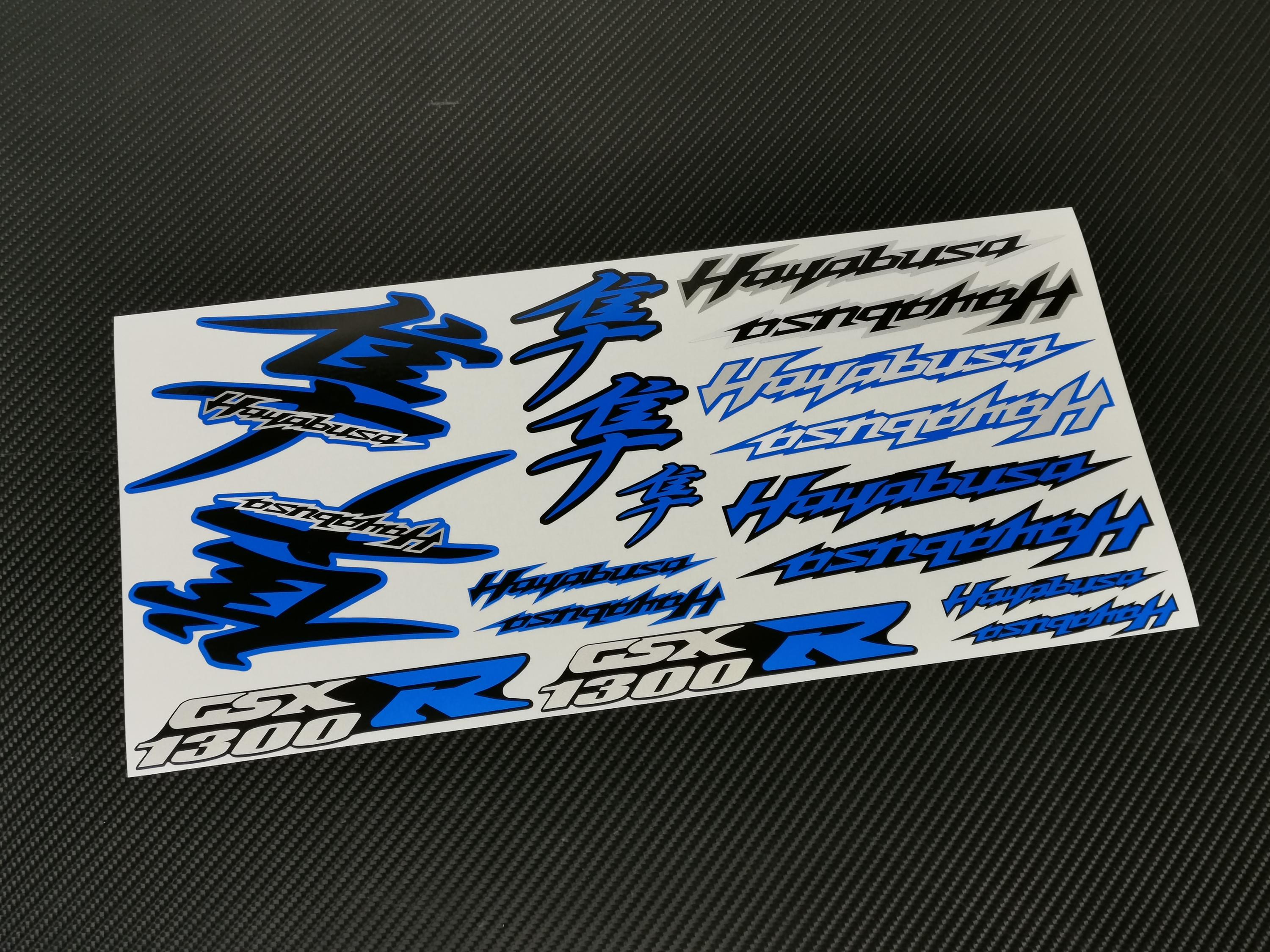 Reflective Motorcycle Stickers Set Graphics Fairing Decals for Suzuki ...