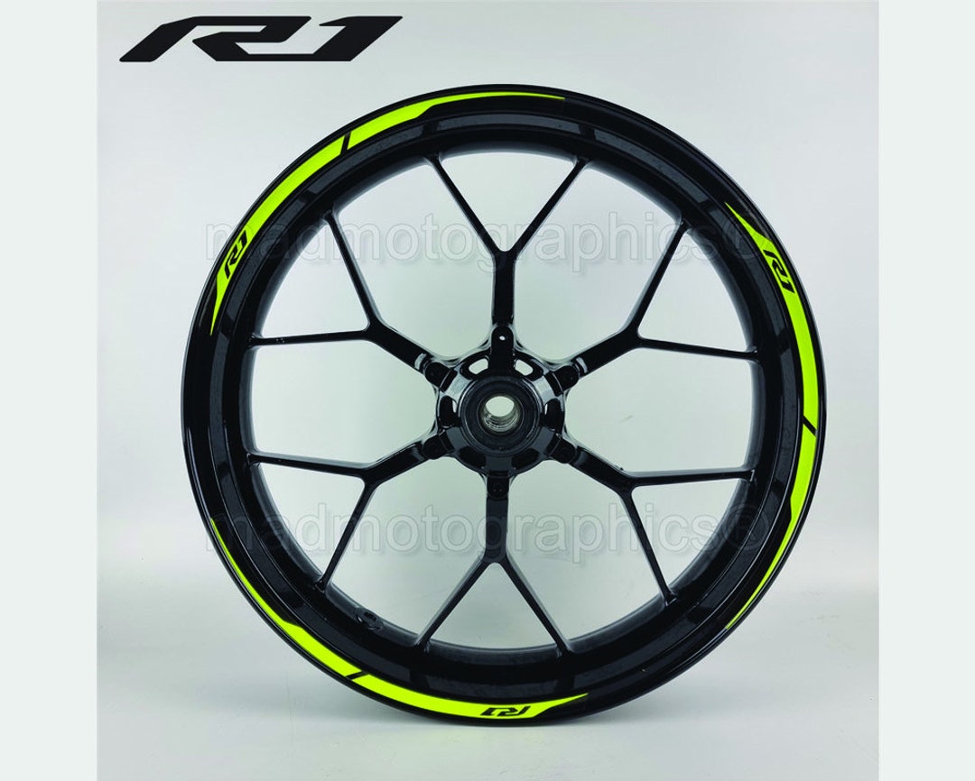 Motorcycle Wheel Stickers Graphics Decals Rim Tape Stripes Motorbike ...