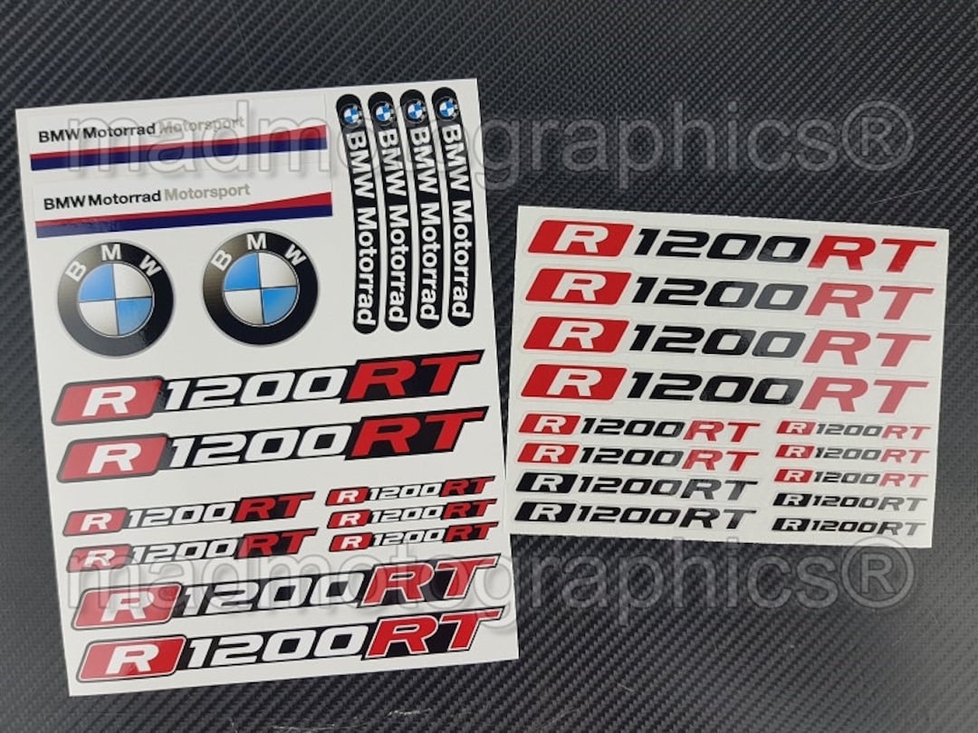 2 Parts Motorcycle Motorbike Fairing Helmet Stickers Race Track Bike ...