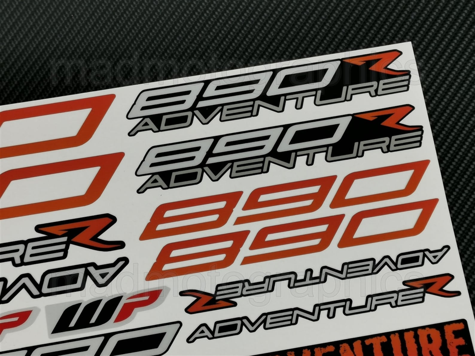 Reflective Motorcycle Stickers Set Graphics Fairing Panniers Helmet ...