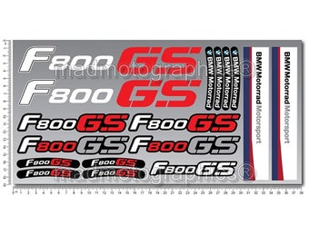 Bmw F800gs Decals - Etsy