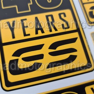 40 Years GS Motorcycle Motorbike Fairing Helmet Stickers Bike Graphics ...