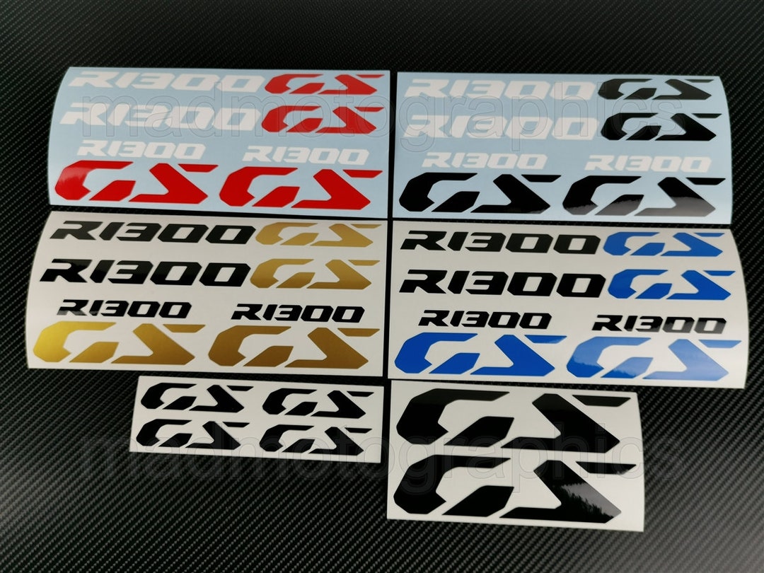 R1300GS Motorcycle Motorbike Size Fairing Stickers Bike Graphics Decals ...