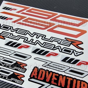 Reflective Motorcycle Stickers Set Graphics Fairing Panniers Helmet ...