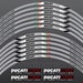 Reflective Wheel Stickers Decals Rim Stripes for Ducati Streetfighter ...