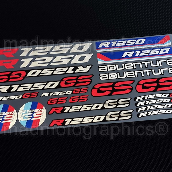 Motorcycle Adventure Decals - Etsy