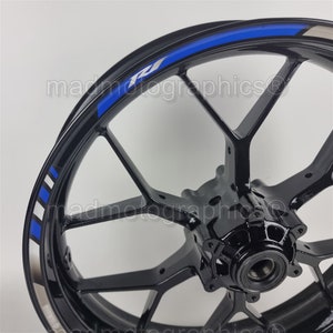 Reflective Motorcycle Wheel Stickers Decals Rim Tape Stripes Motorbike ...