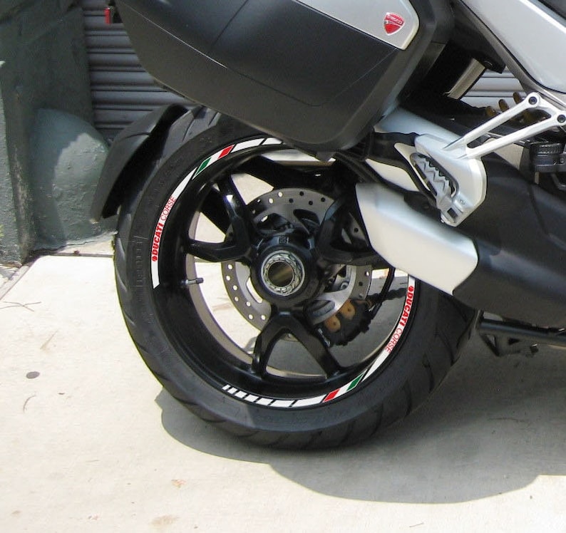 Motorcycle Wheel Stickers Decals Rim Tape Stripes Motorbike - Etsy
