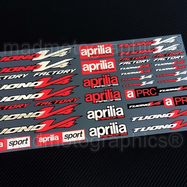 Aprilia Tuono Decals - Etsy