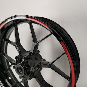 Reflective Wheel Stickers Decals Rim Stripes for Ducati Streetfighter ...