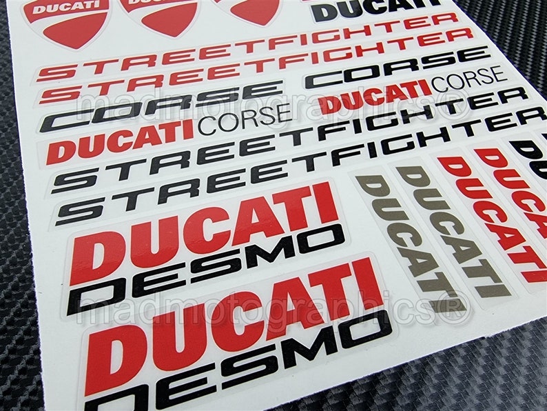 2 Parts Motorcycle Fairing Helmet Stickers Race Track Bike - Etsy