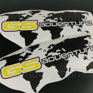 Motorcycle Motorbike Panniers Stickers Bike Graphics Decals for BMW GS ...