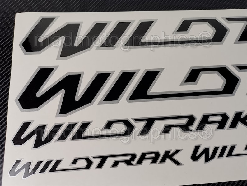 Wildtrak Sticker Set for Ford Ranger Pick-up Truck 2012-2020 Decals ...