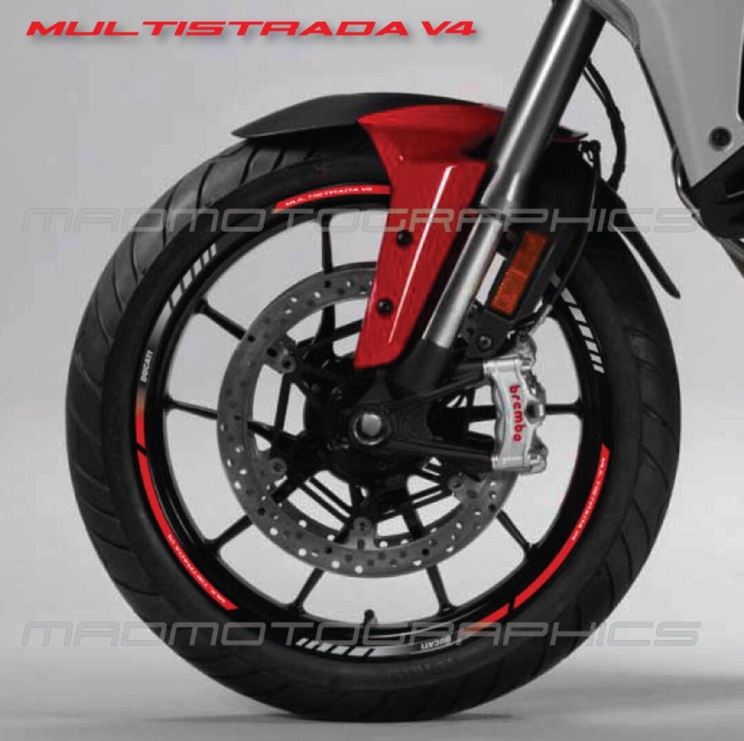 Motorcycle Wheel Stickers Decals Graphics Rim Tape Stripes Motorbike ...
