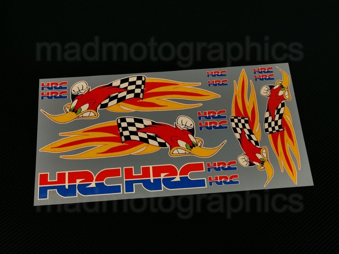 Reflective Motorcycle Stickers Set Graphics Fairing Panniers Helmet ...