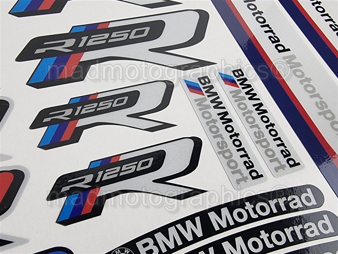 Reflective Motorcycle Stickers Set Graphics Fairing Panniers - Etsy